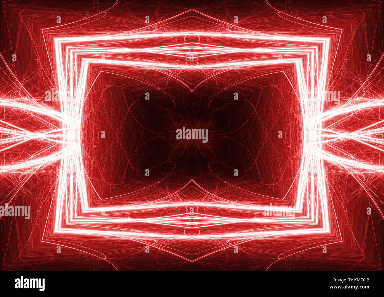Red lightning frame, modern plasma party poster Stock Photo - Alamy