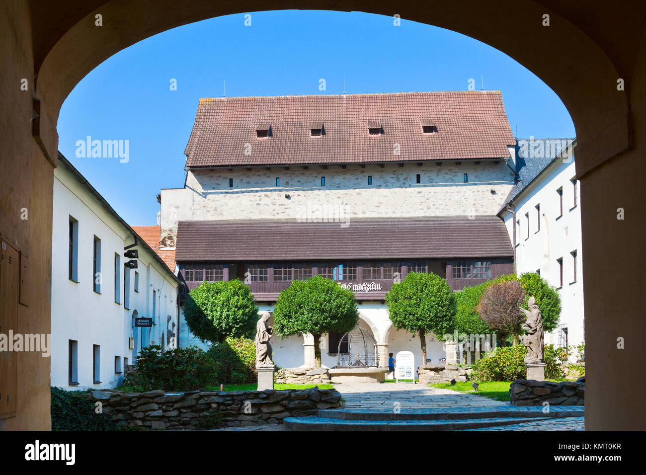 gotický hrad, Prachenske museum, Písek, Česká republika / gothic castle ...