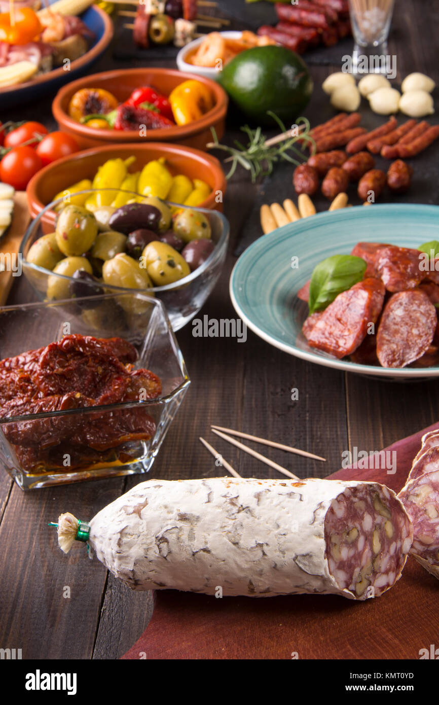 Tapas traditional starter hi-res stock photography and images - Alamy