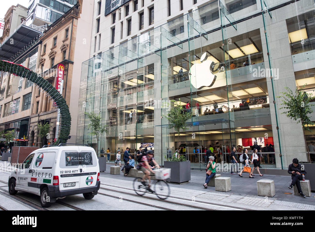 Apple flagship store in George street,Sydney city centre, NSW ...