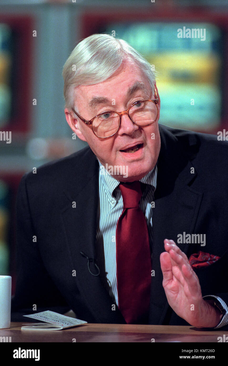 Senator Daniel Patrick Moynihan discusses the possible Senate trial of ...