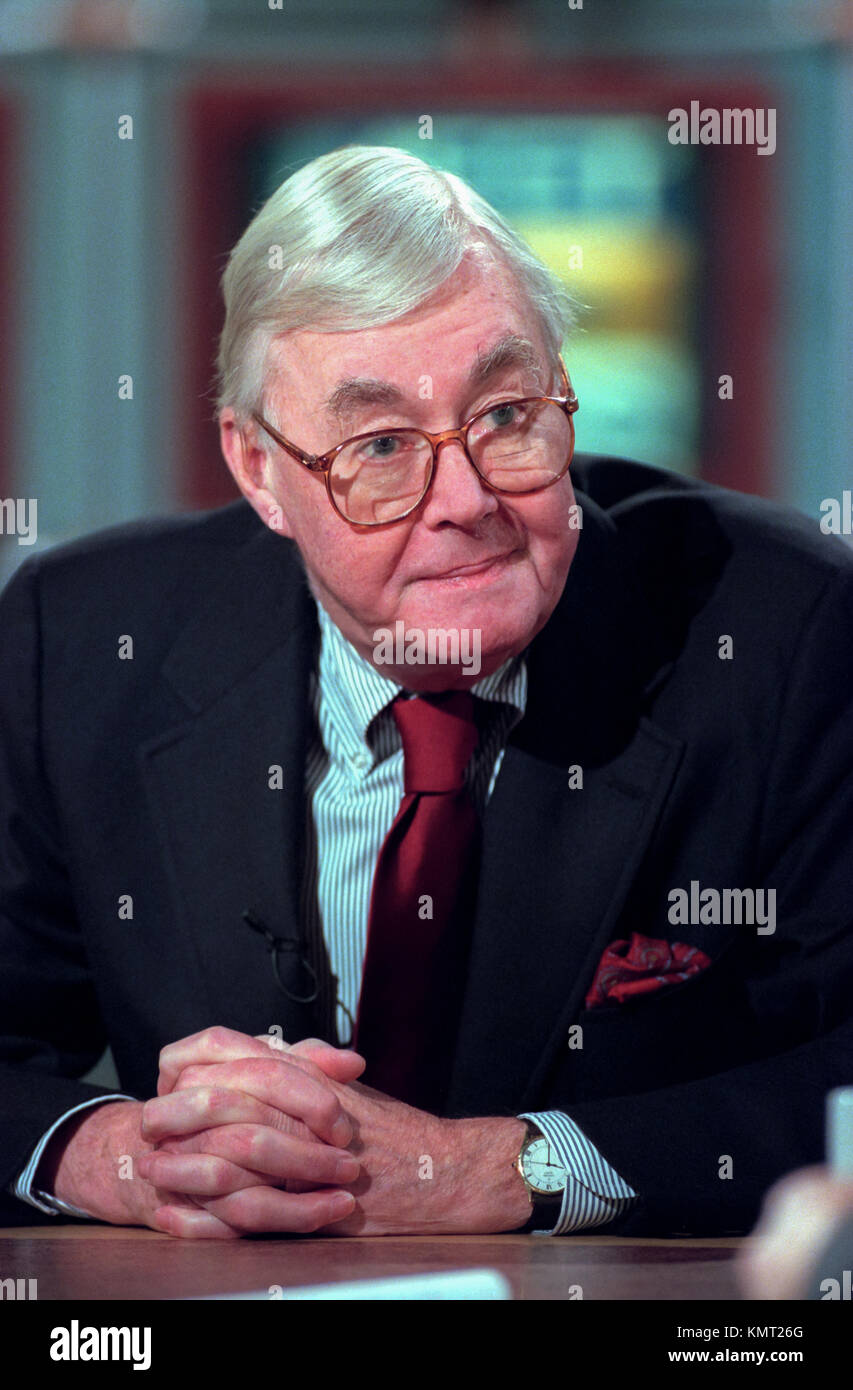 Senator Daniel Patrick Moynihan discusses the possible Senate trial of ...