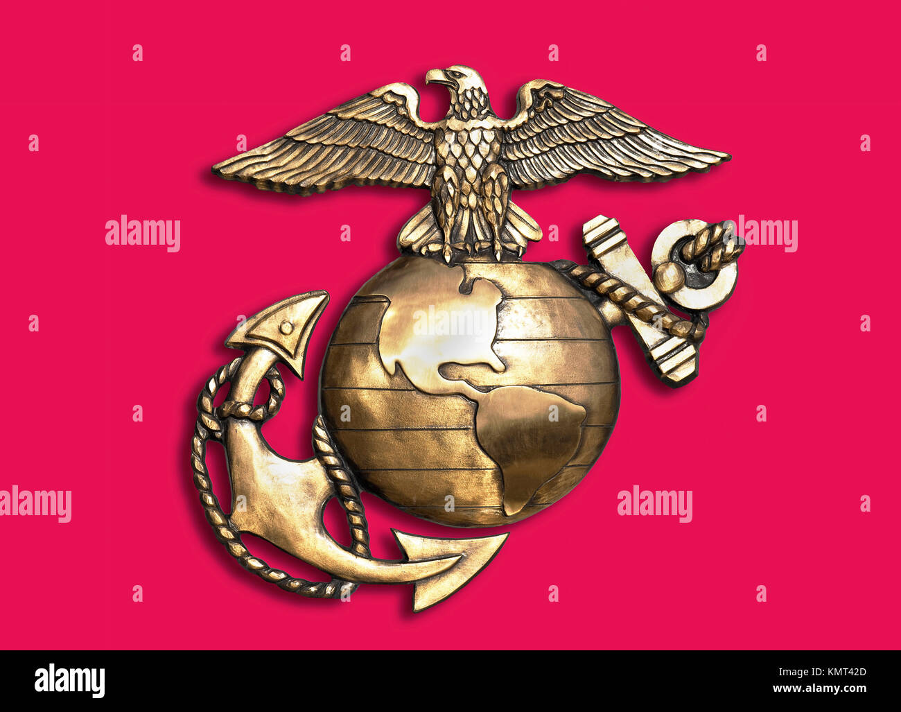 Eagle globe and anchor hi-res stock photography and images - Alamy