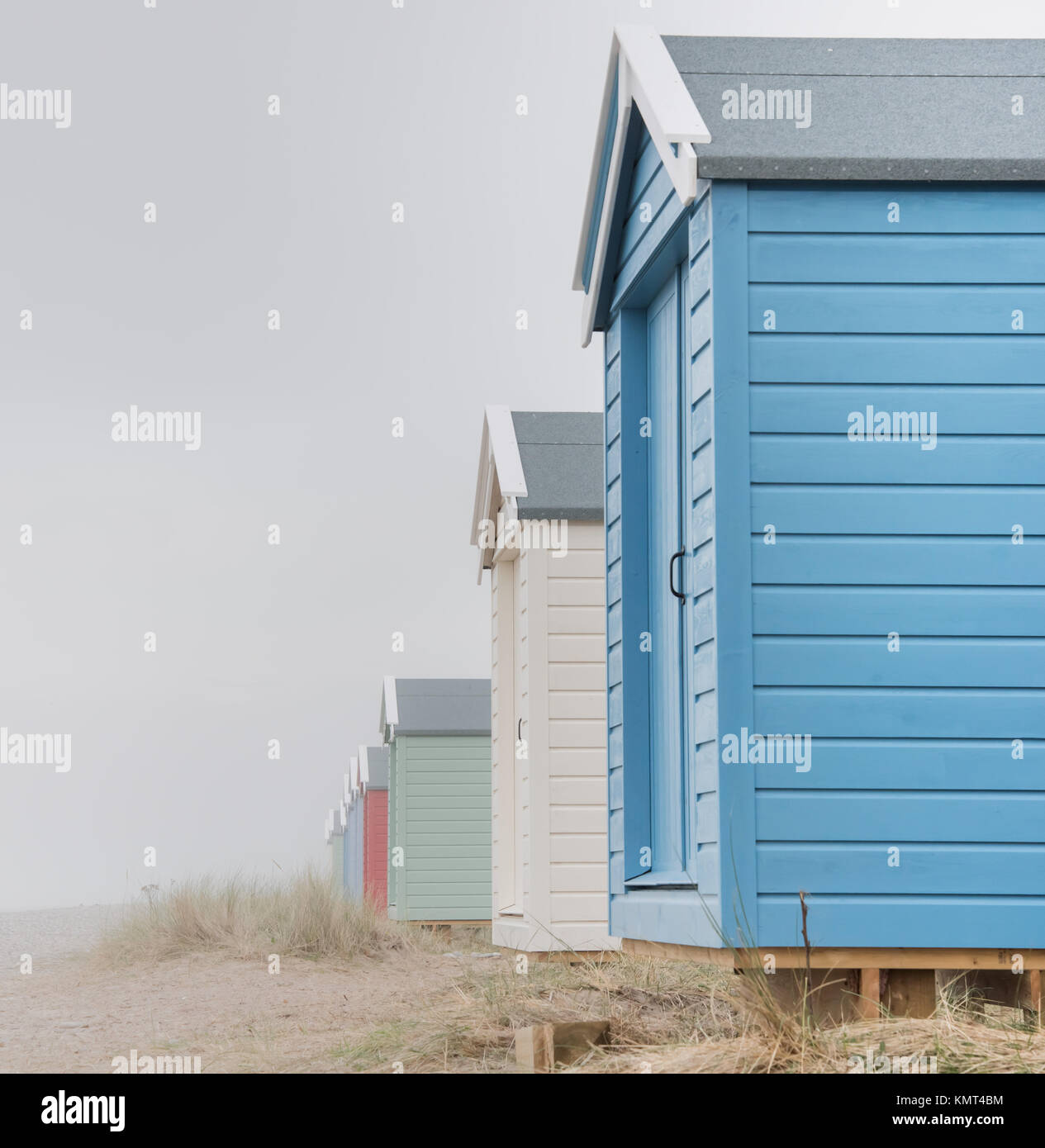 Colorful Beach Huts Stock Photo - Alamy
