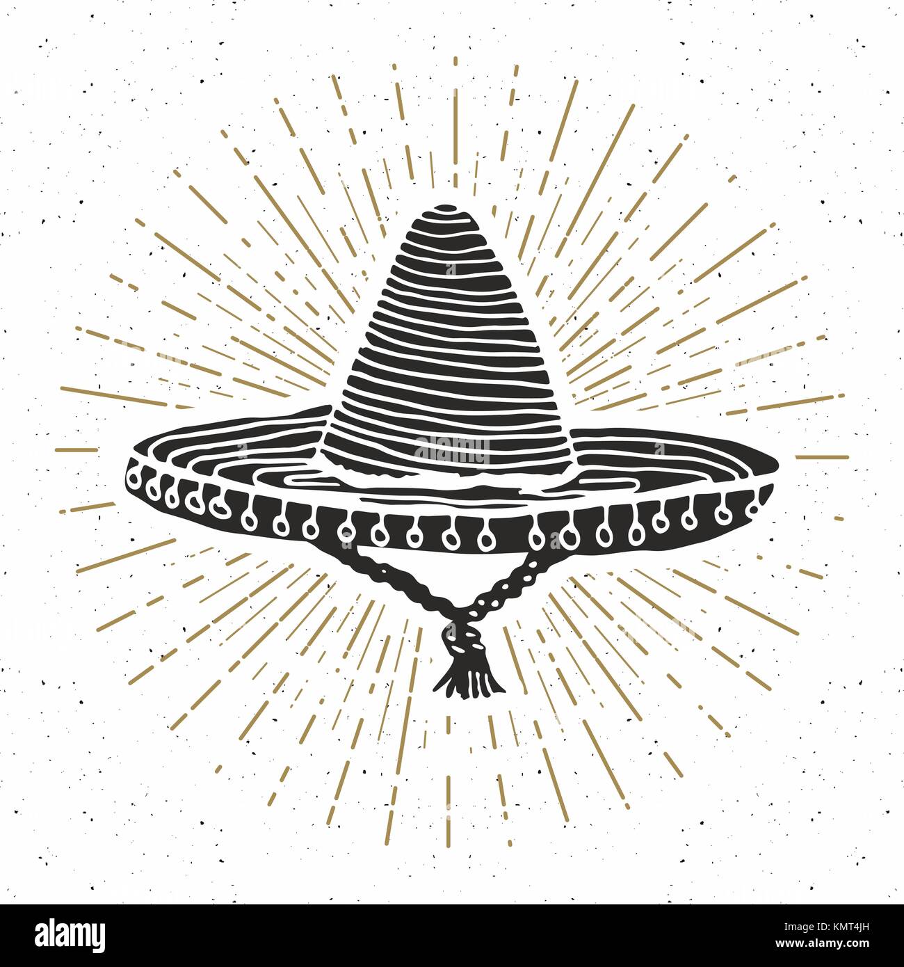 Mariachi Hat Drawing