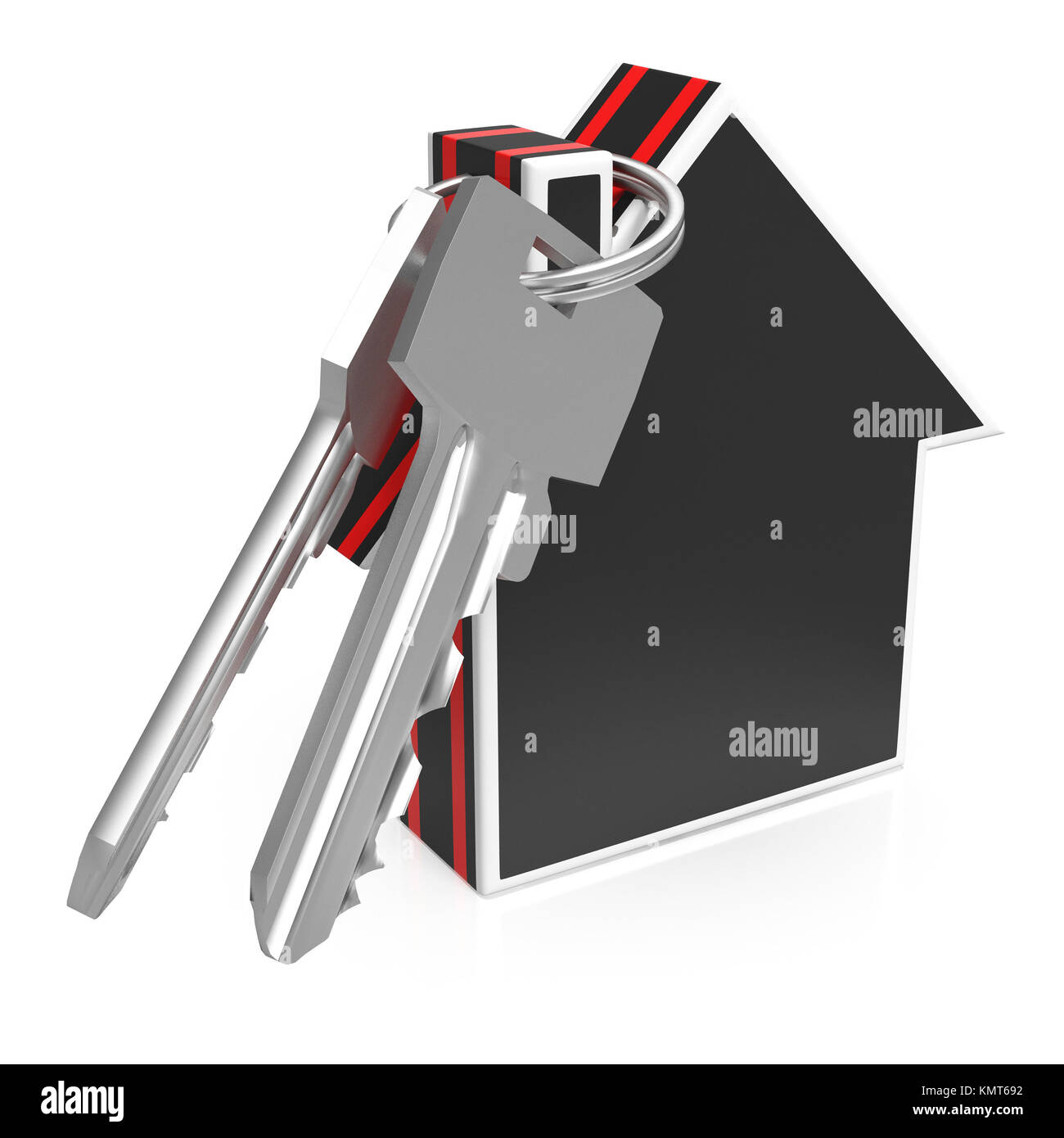 Keys And House Shows Home Security Or Protection Stock Photo - Alamy