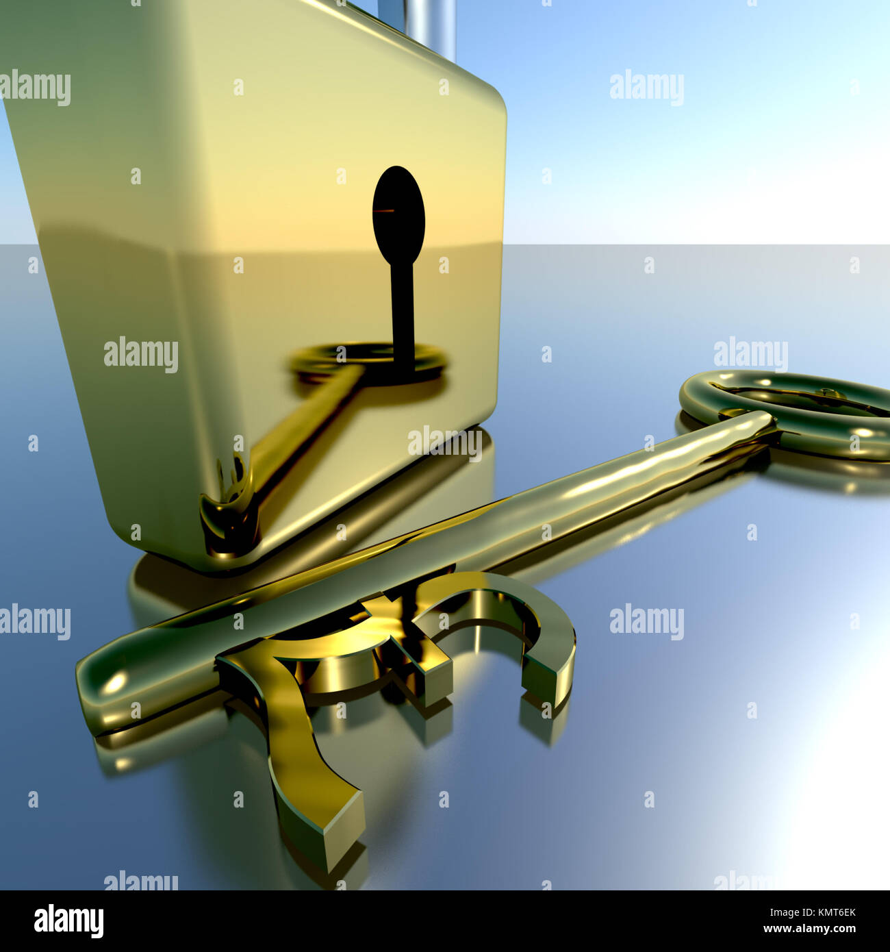 Sterling symbol padlock hi-res stock photography and images - Alamy
