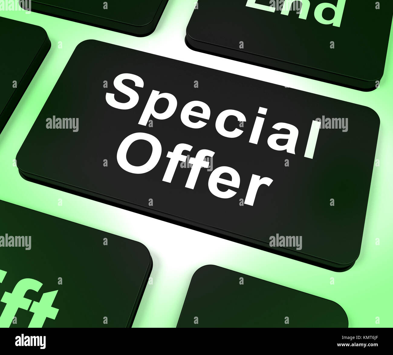 Special Offer Computer Key Showing Discount Bargain Product Stock Photo ...