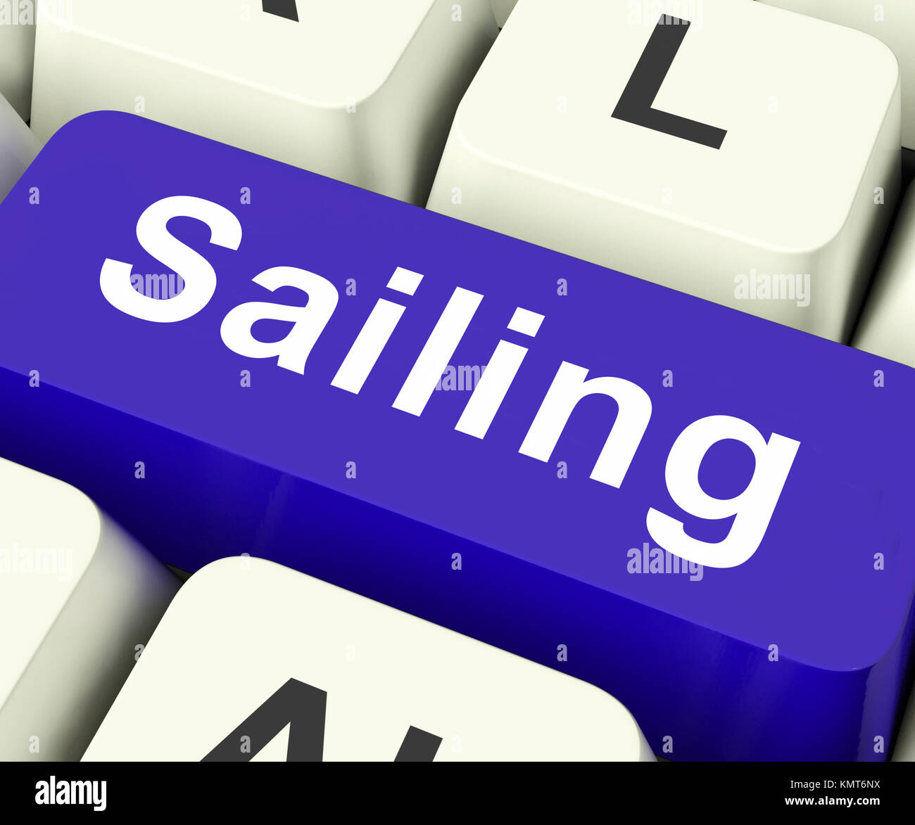 Sailing Key On Keyboard Meaning Seafaring Voyaging Or Travel By Water ...