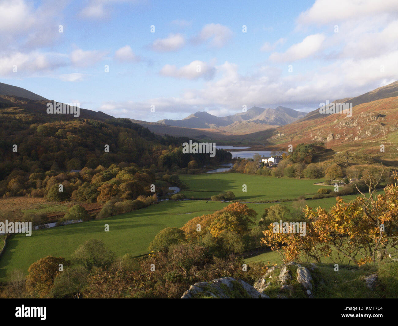 Snowdon from Capel Curig, Gwynedd, Wales Stock Photo - Alamy