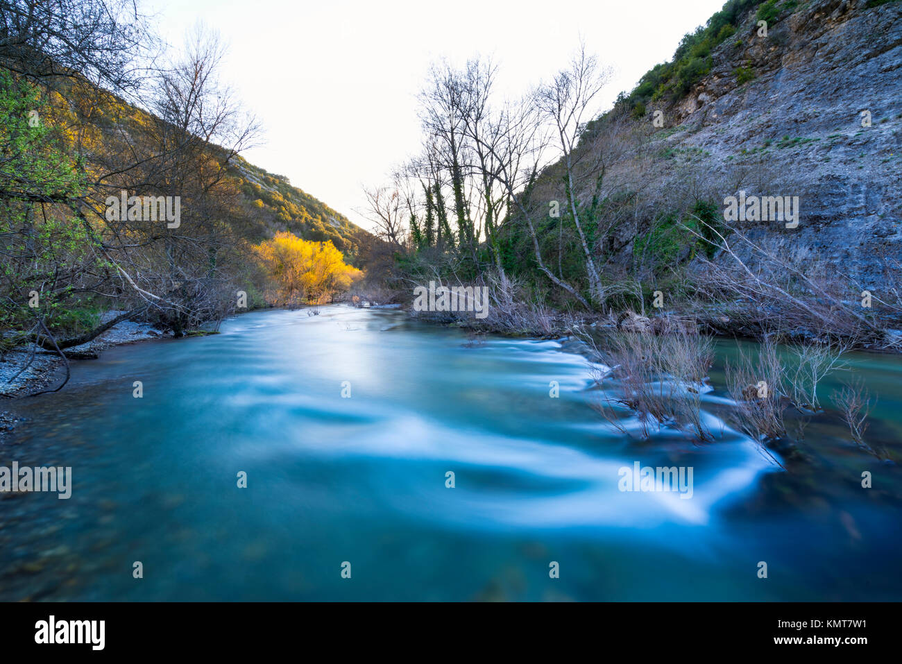 Salazar river, Foz de Arbayún, Salazar river, Navarra, Spain, Europe ...