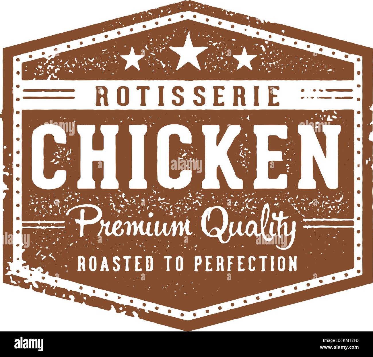 Vintage Rotisserie Chicken Sign Stock Vector Image & Art - Alamy