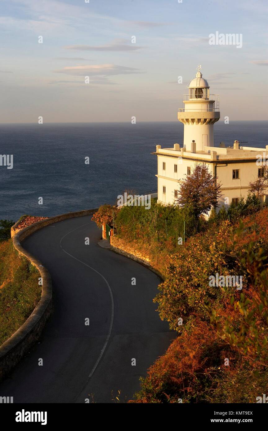 Monte Igueldo lighthouse, Donostia, San Sebastian, Gipuzkoa, Euskadi ...