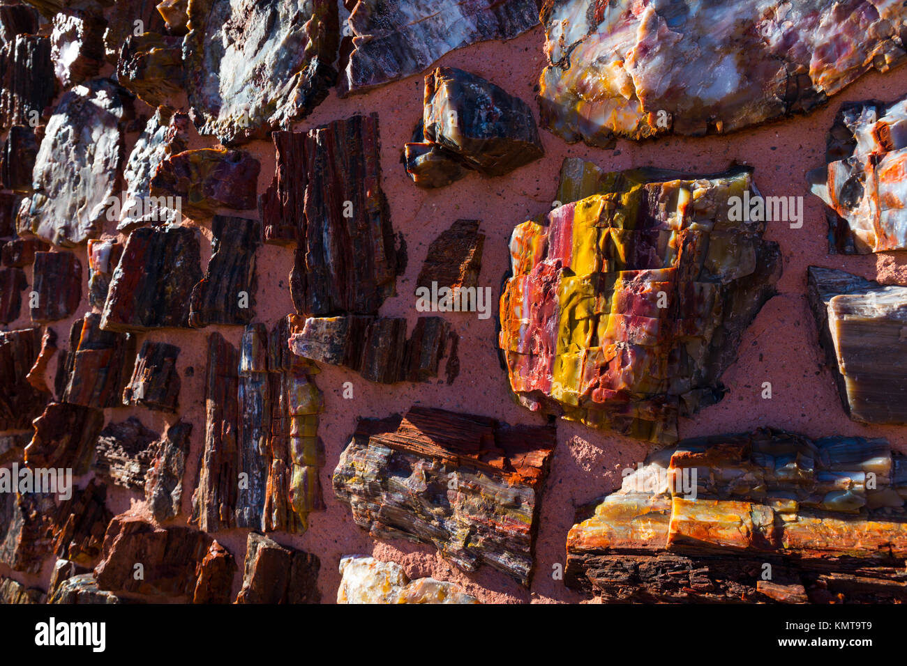 "Agate house", Reconstruction of Indian Pueblo, Petrified Forest ...