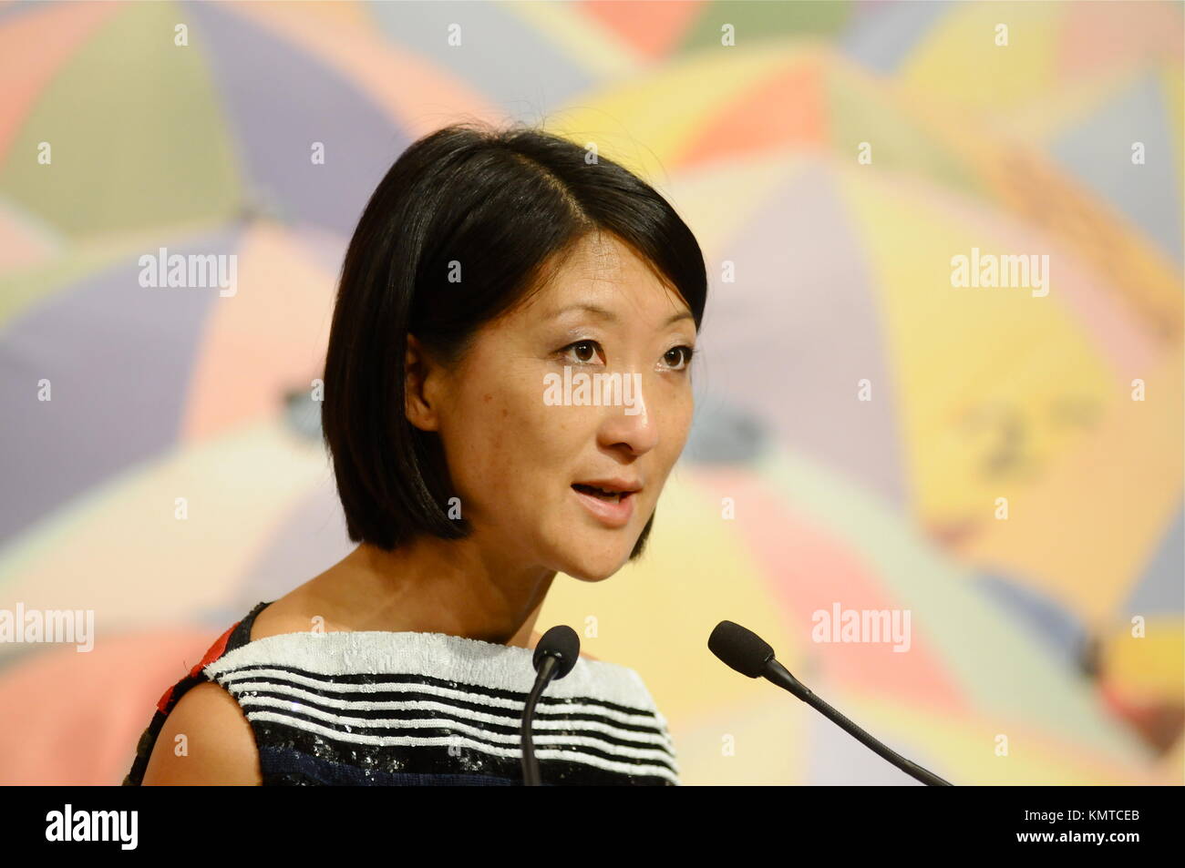 Official opening of 13th Contemporary Art Biennal, Lyon, France Stock ...