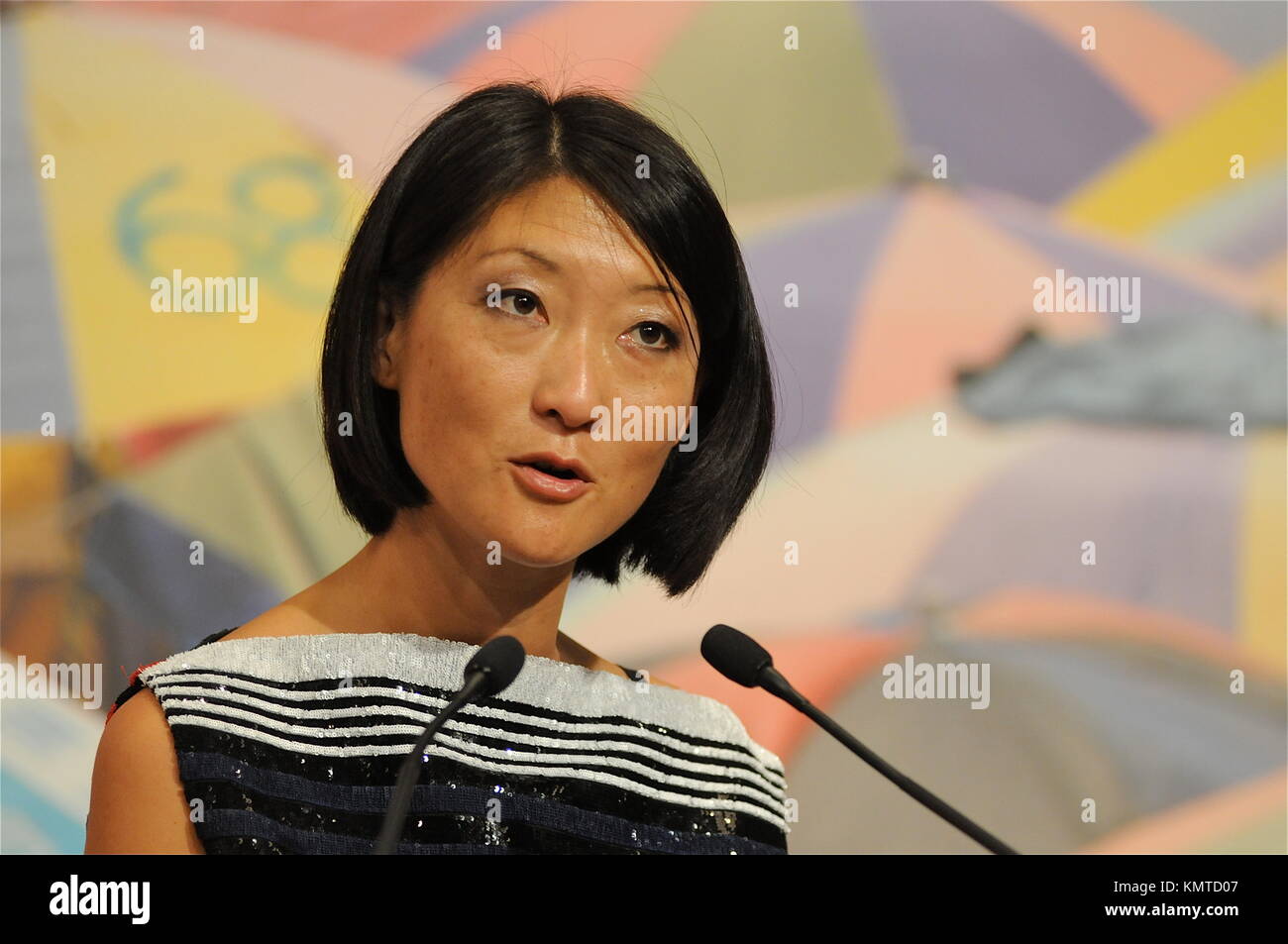 Official opening of 13th Contemporary Art Biennal, Lyon, France Stock ...