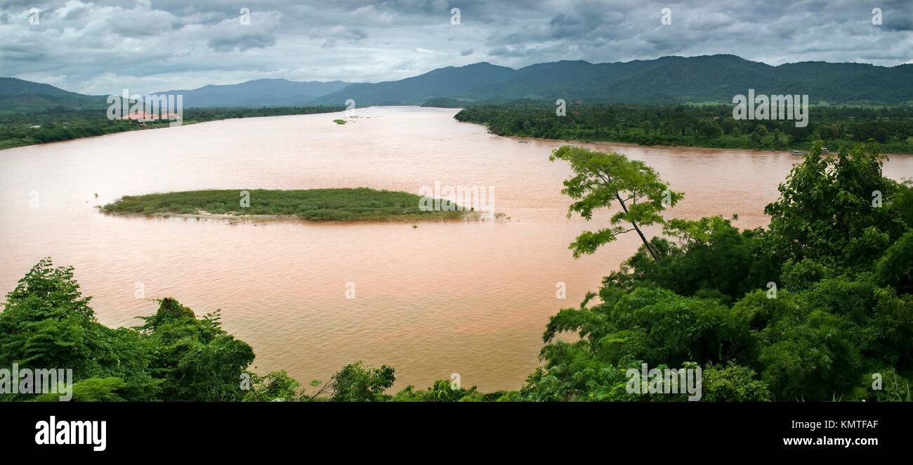 Mekong river in the Golden Triangle.Thailand, Asia Stock Photo - Alamy