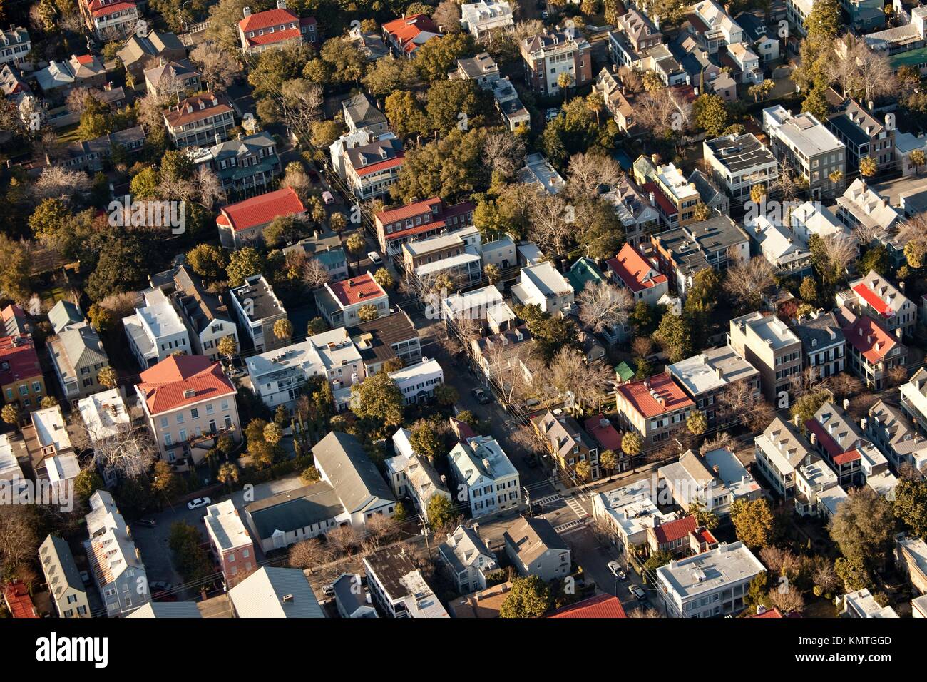 Aerial view charleston south carolina hi-res stock photography and ...