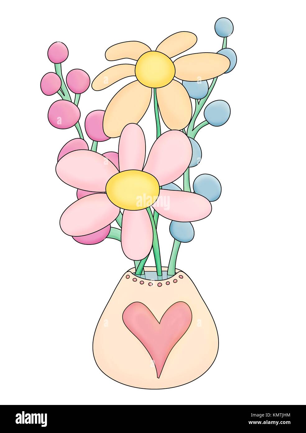 Cartoon vase hi-res stock photography and images - Alamy