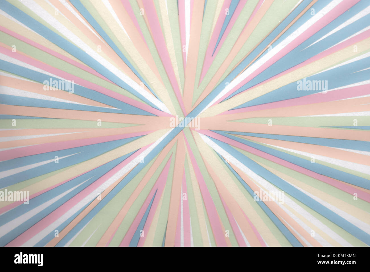 Colorful Starburst Lines Converging Stock Photo - Alamy