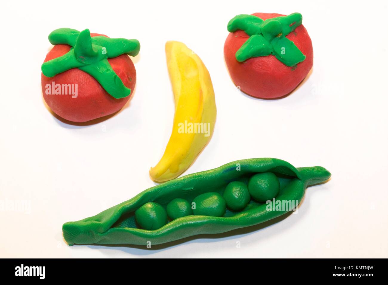 plasticine vegetables and fruit Stock Photo - Alamy
