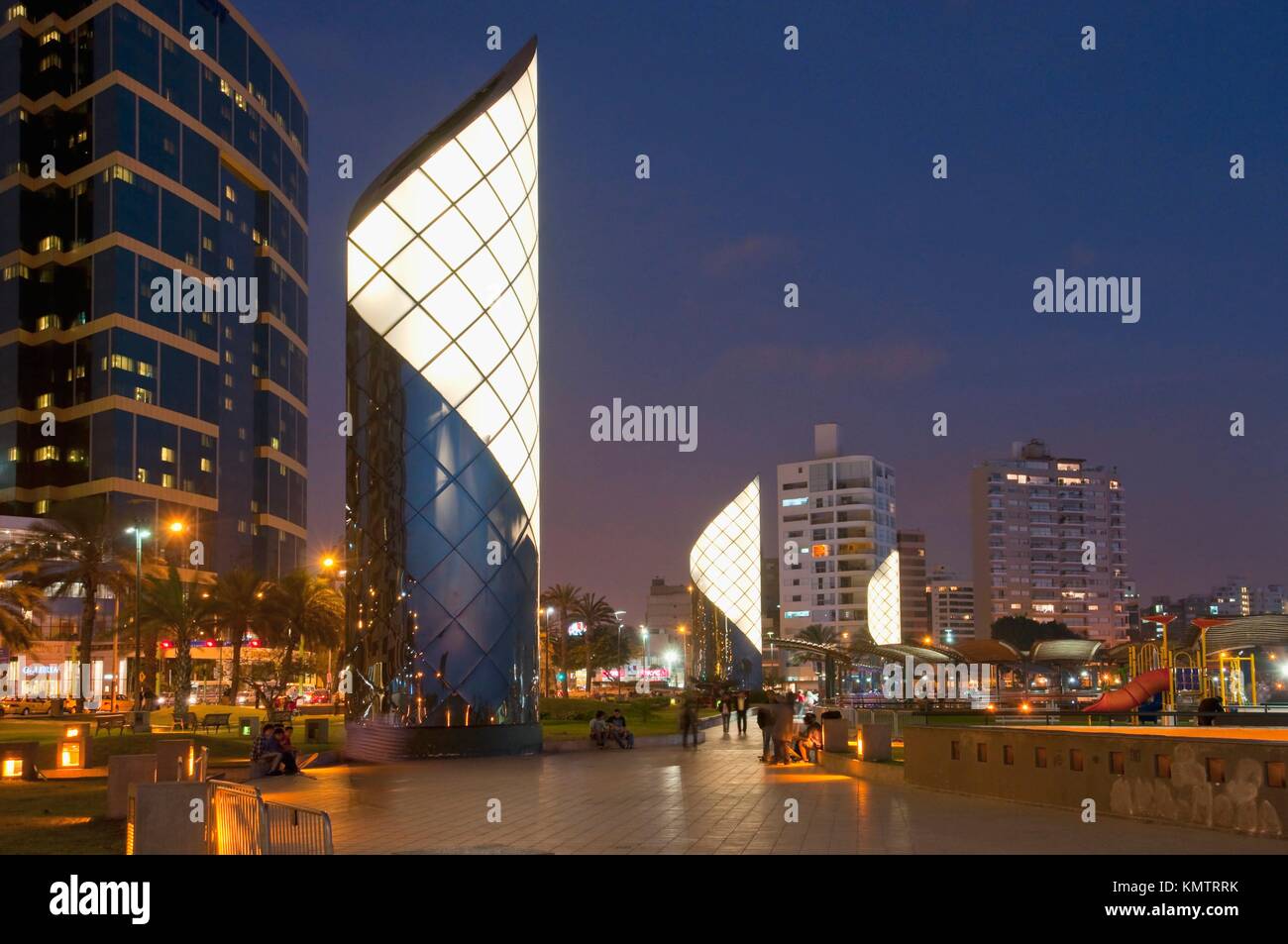 Larcomar Shopping Center Miraflores Lima High Resolution Stock ...