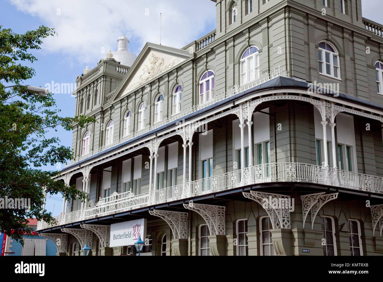 Colonial architecture in bridgetown barbados hi-res stock photography ...