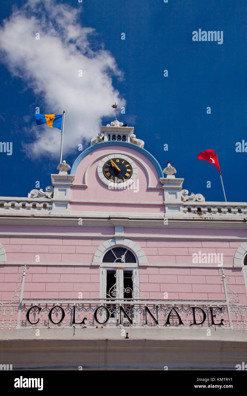 Colonial architecture in Bridgetown, Barbados, West Indies Stock Photo ...