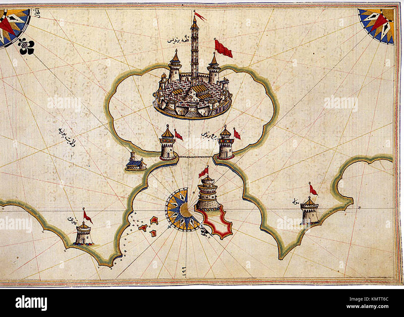 Old 16th Century Vintage Map High Resolution Stock Photography and ...