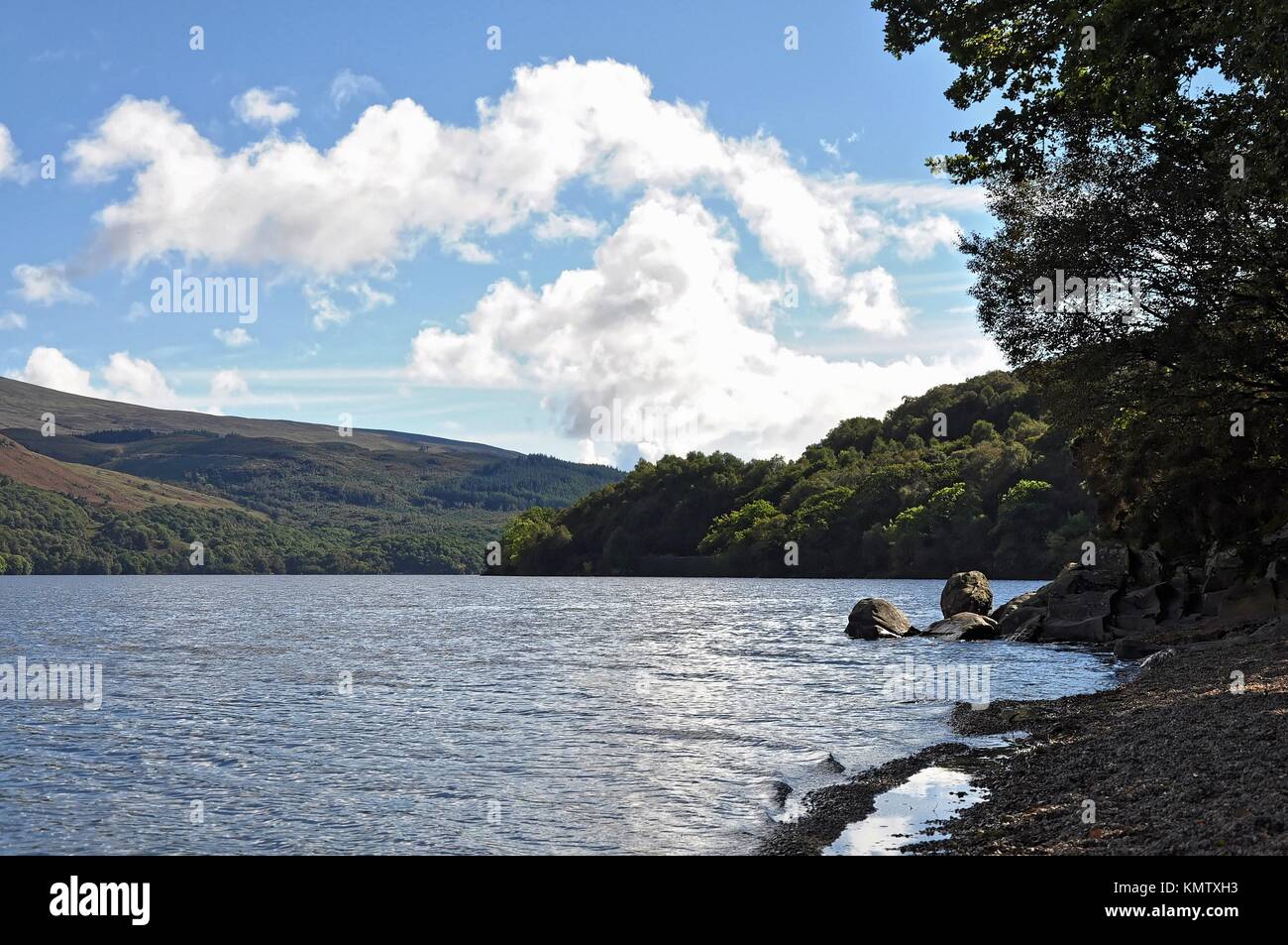 Shore of Loch Lomond Scotland, UK Stock Photo - Alamy