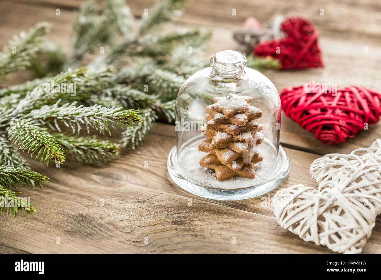 Homemade sweet Christmas tree Stock Photo - Alamy