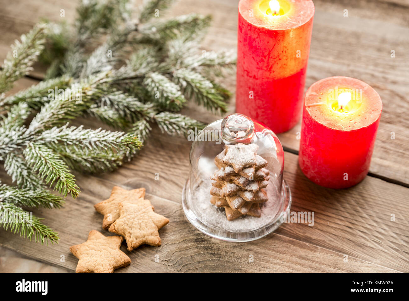 Homemade sweet Christmas tree Stock Photo - Alamy
