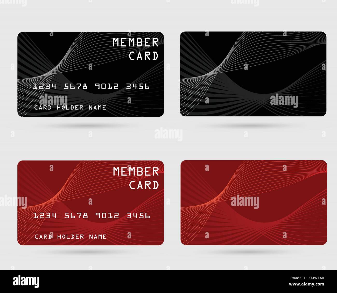 member card, business VIP card, design for privilege member,vector ...