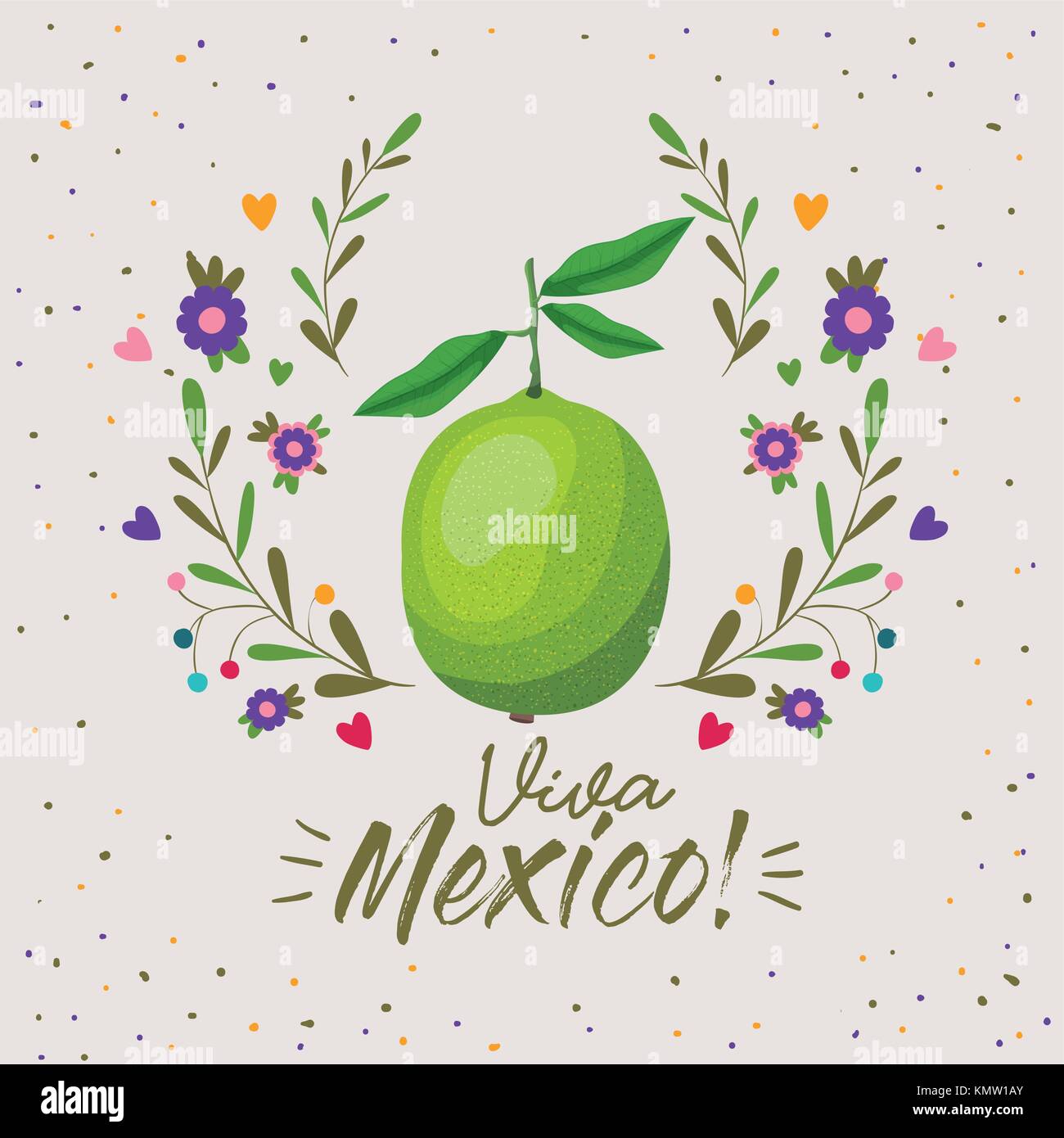 Viva mexico poster icon vector hi-res stock photography and images - Alamy