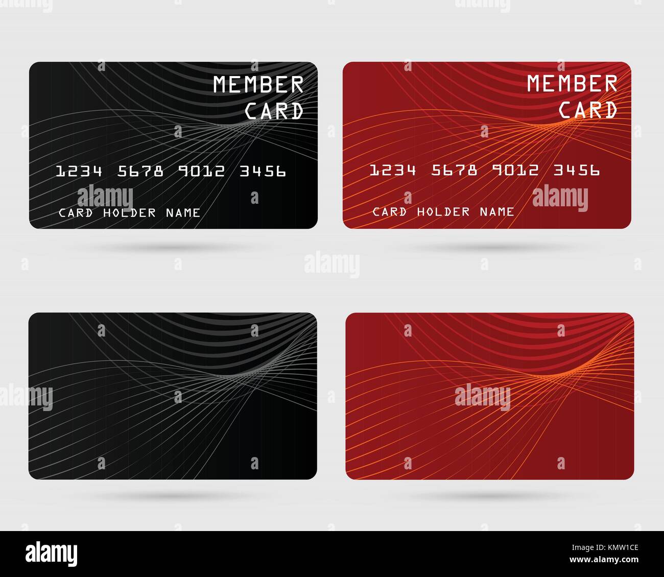 member card, business VIP card, design for privilege member,vector ...