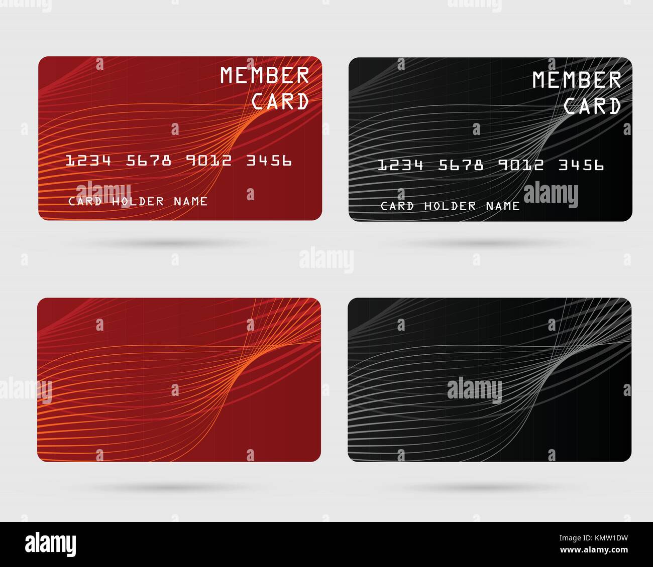 member card, business VIP card, design for privilege member,vector ...