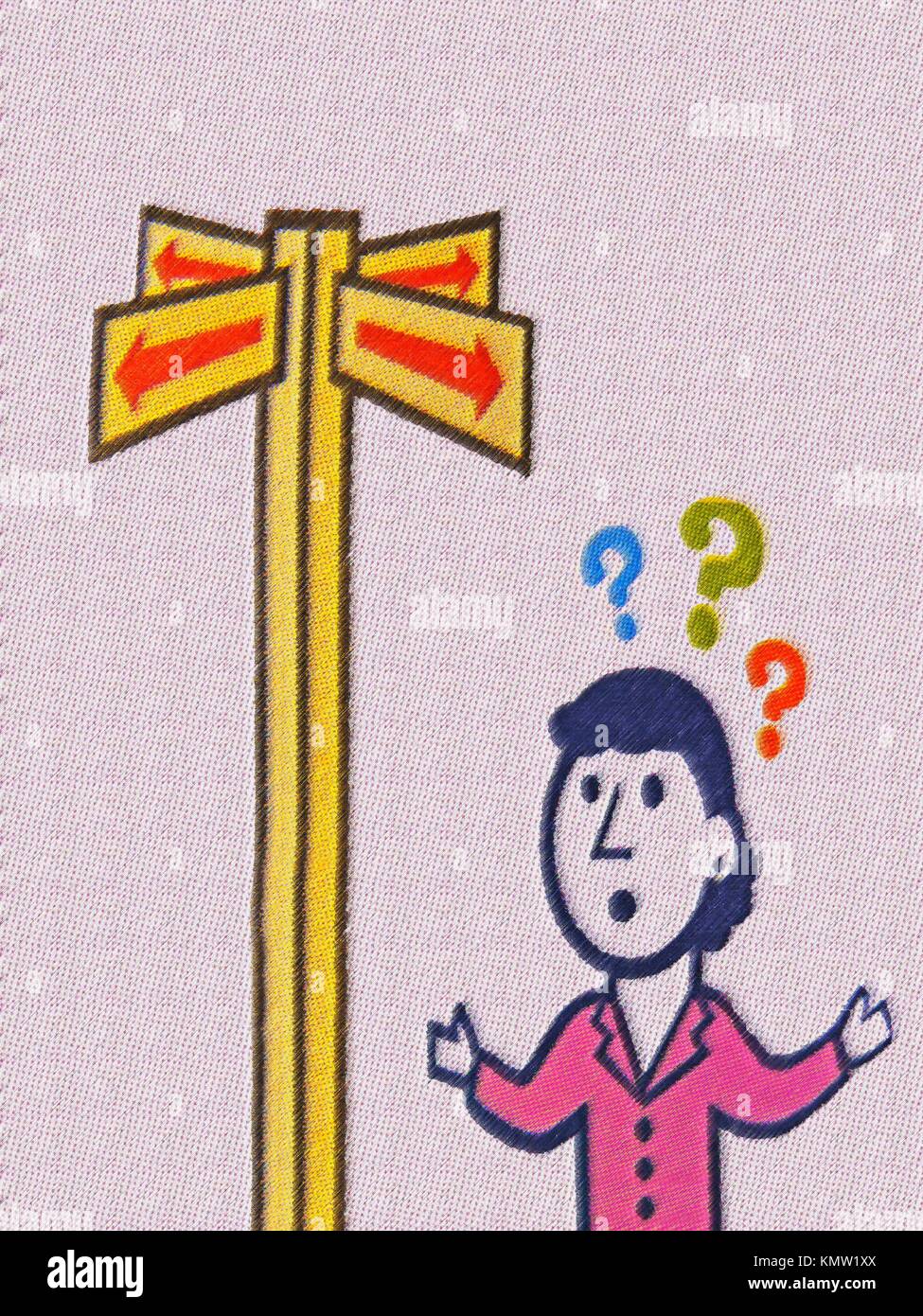 Confused Person Drawing High Resolution Stock Photography and Images ...