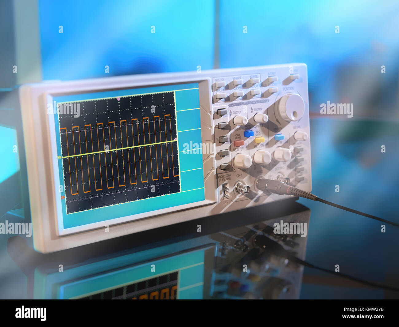 Digirtal oscilloscope hi-res stock photography and images - Alamy