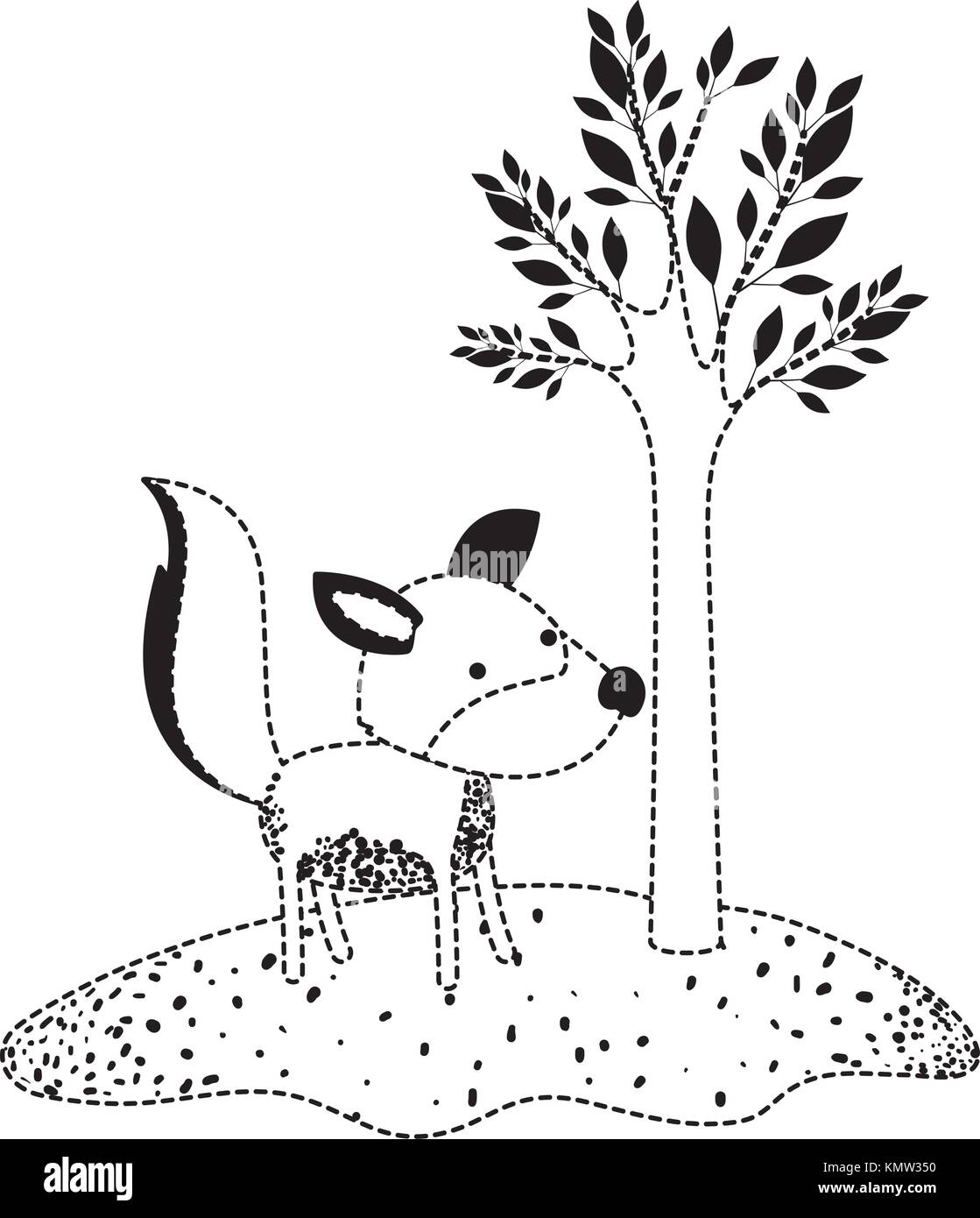 Wolf tree Black and White Stock Photos & Images - Alamy