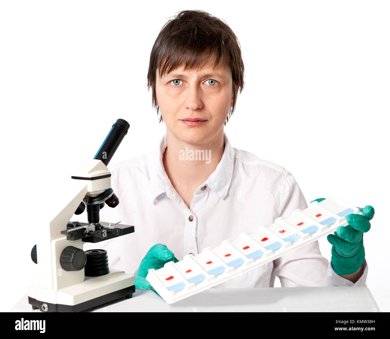 Microscope glass slides hi-res stock photography and images - Alamy