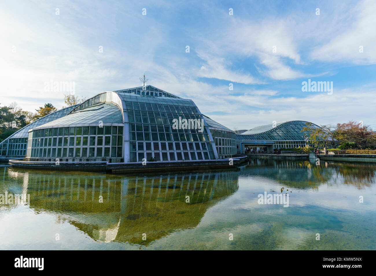 Beautiful greenhouse of Kyoto Botanical Garden, Kyoto, Japan Stock ...