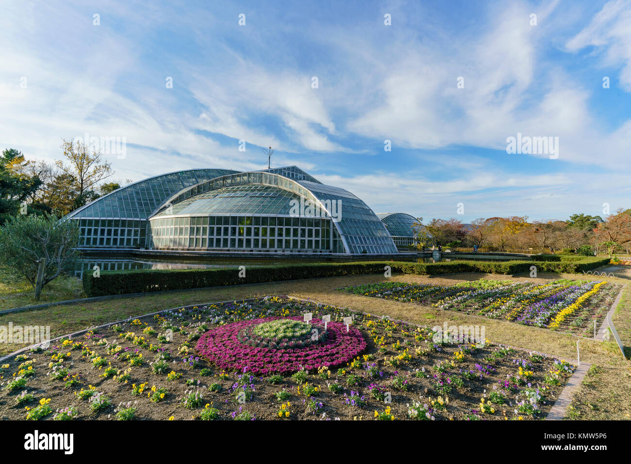 Beautiful greenhouse of Kyoto Botanical Garden, Kyoto, Japan Stock ...