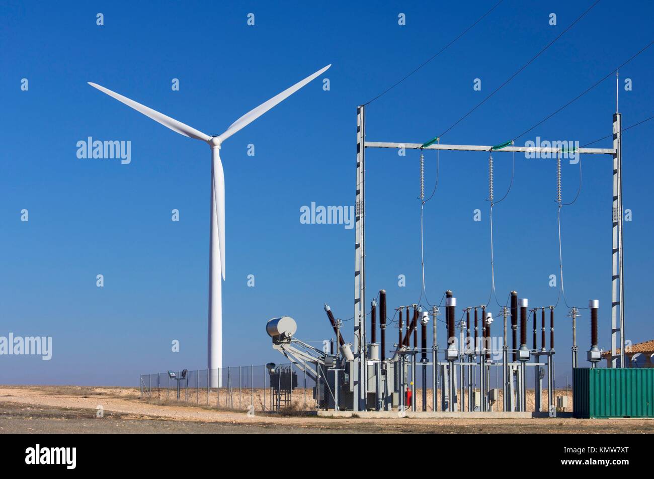 Substation wind farm hi-res stock photography and images - Alamy