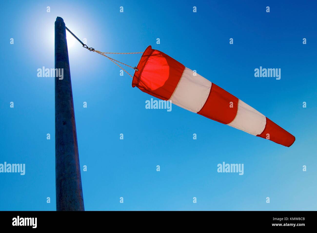 manga wind flying on a blue sky Stock Photo - Alamy
