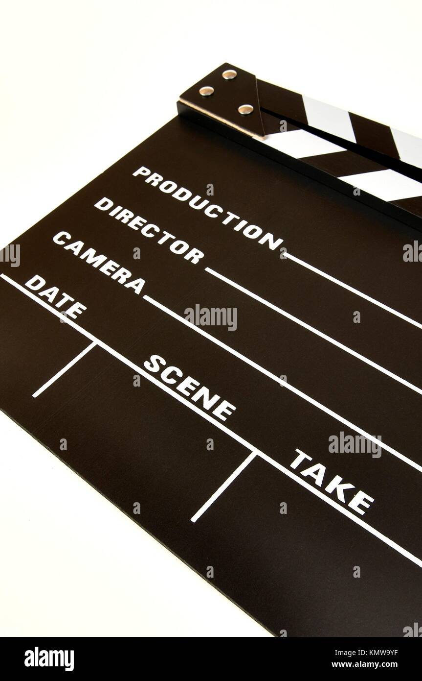 Black clapperboard hi-res stock photography and images - Alamy