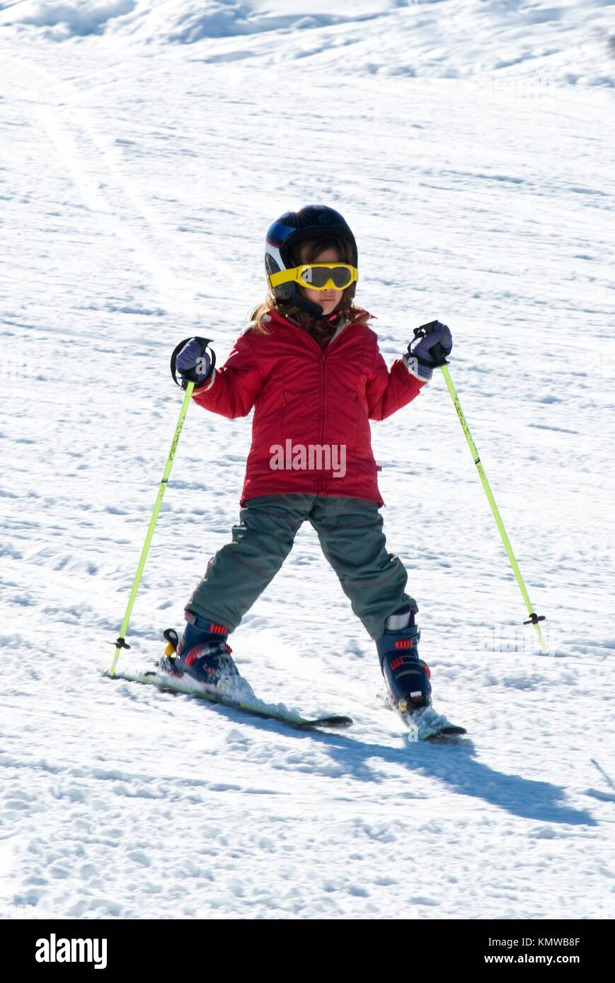 Children ski equipment hi-res stock photography and images - Alamy
