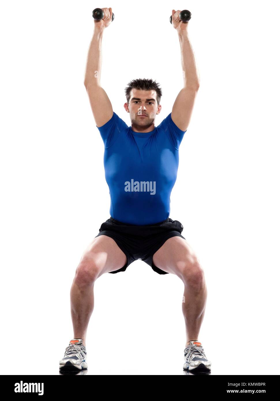 Man exercising on leg press hi-res stock photography and images - Alamy