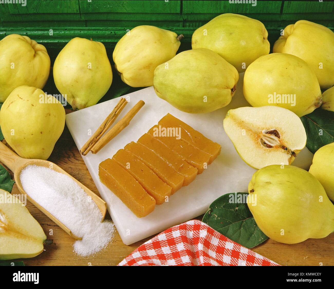 Quinces and jelly Stock Photo - Alamy