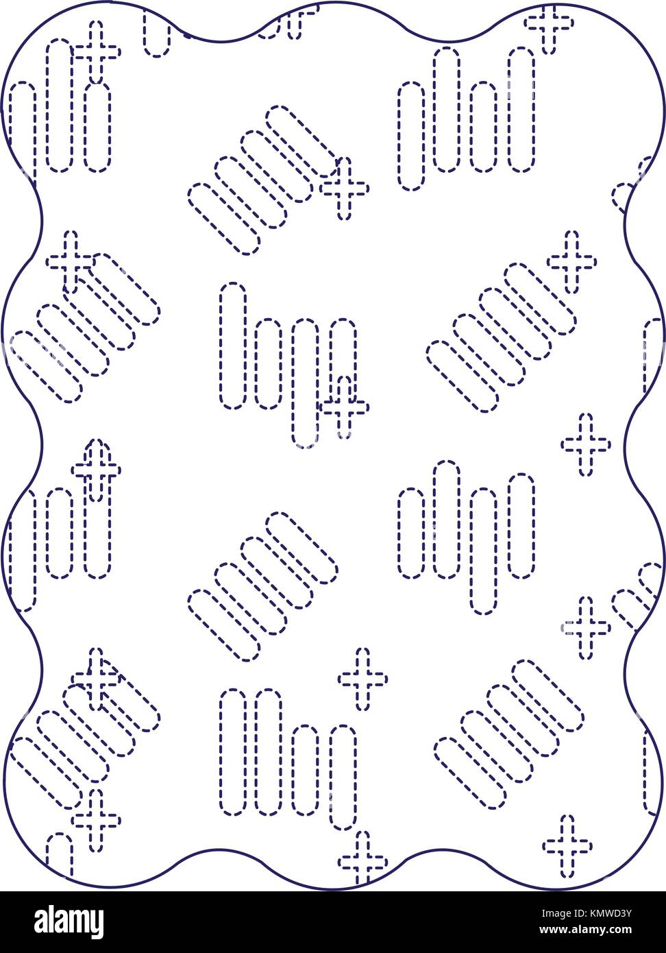 dotted shape rectangle with graphic abstract style background Stock ...