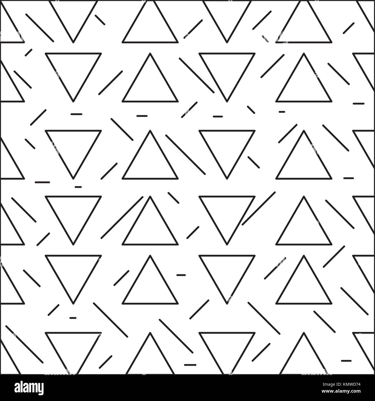 line graphic triangle memphis style background Stock Vector Image & Art ...